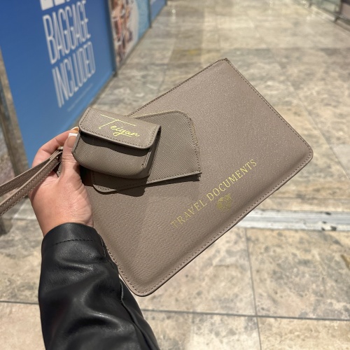 Personalised Document Wallet With Detachable Coin Purse